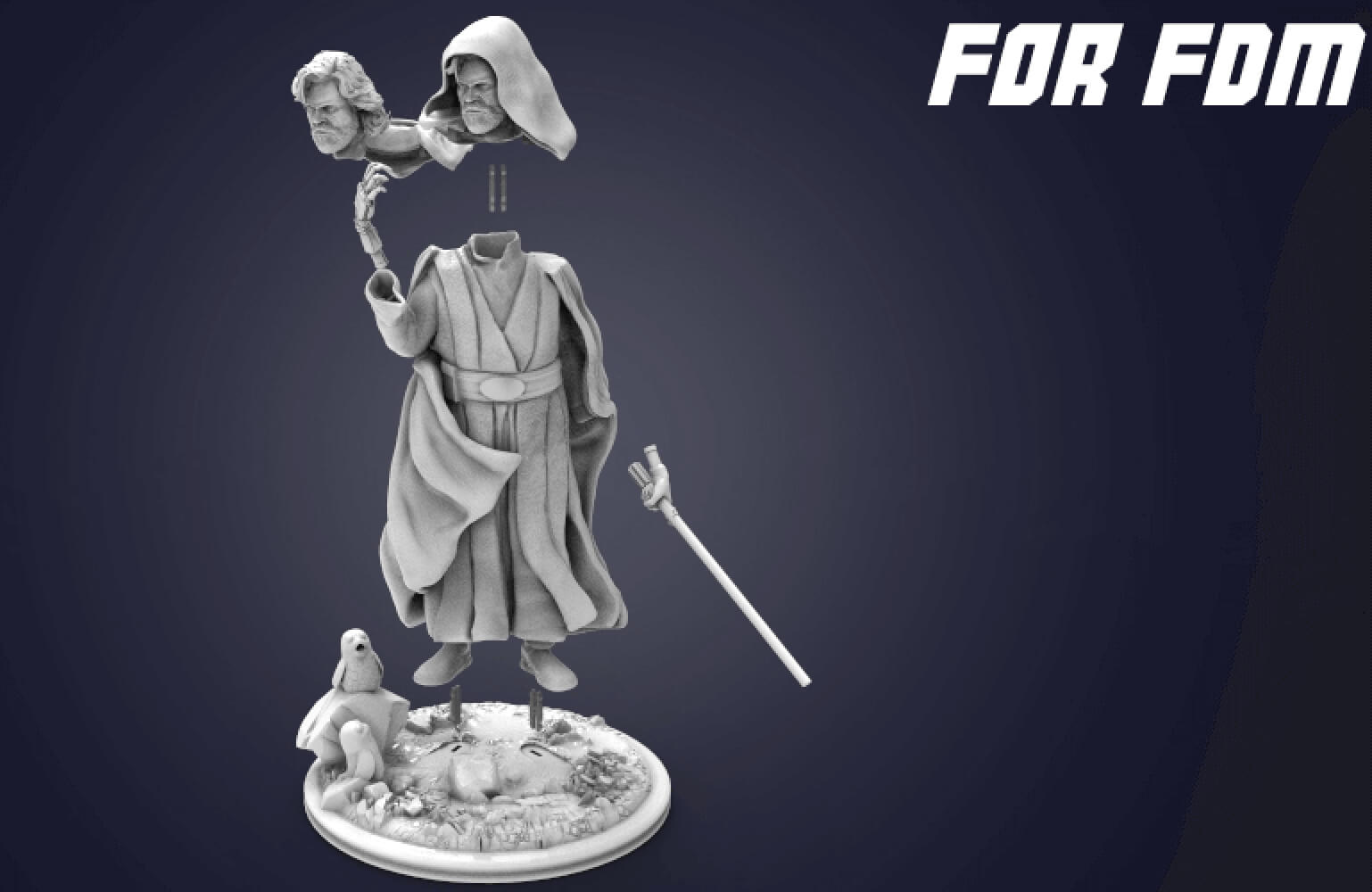 Luke Skywalker - 3D Model by annwilde88