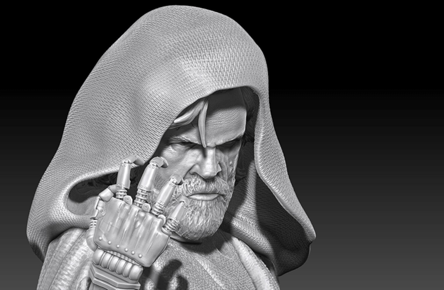 Luke Skywalker - 3D Model by annwilde88