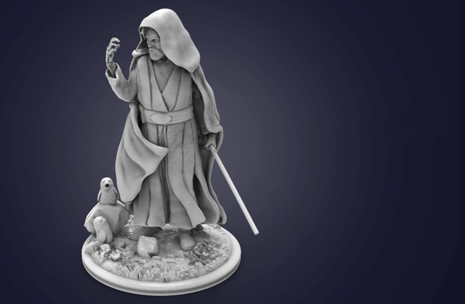 Luke Skywalker - 3D Model by annwilde88