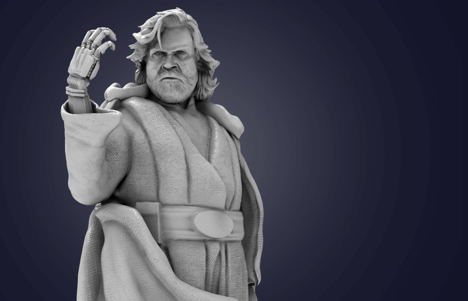 Luke Skywalker - 3D Model by annwilde88