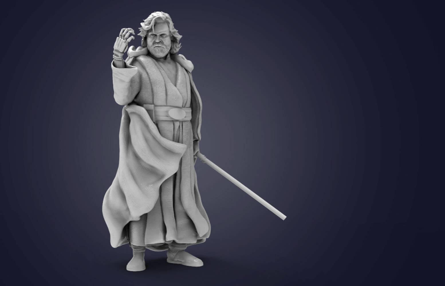 Luke Skywalker - 3D Model by annwilde88