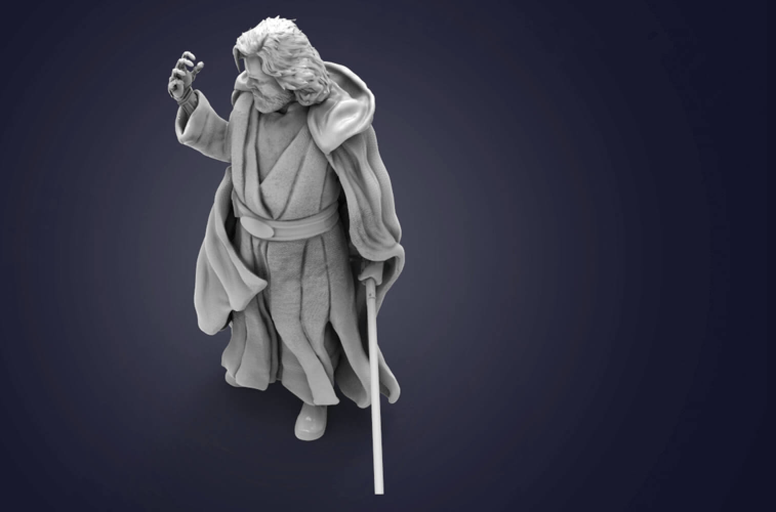 Luke Skywalker - 3D Model by annwilde88