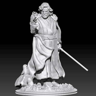 Luke Skywalker - 3D Model by annwilde88
