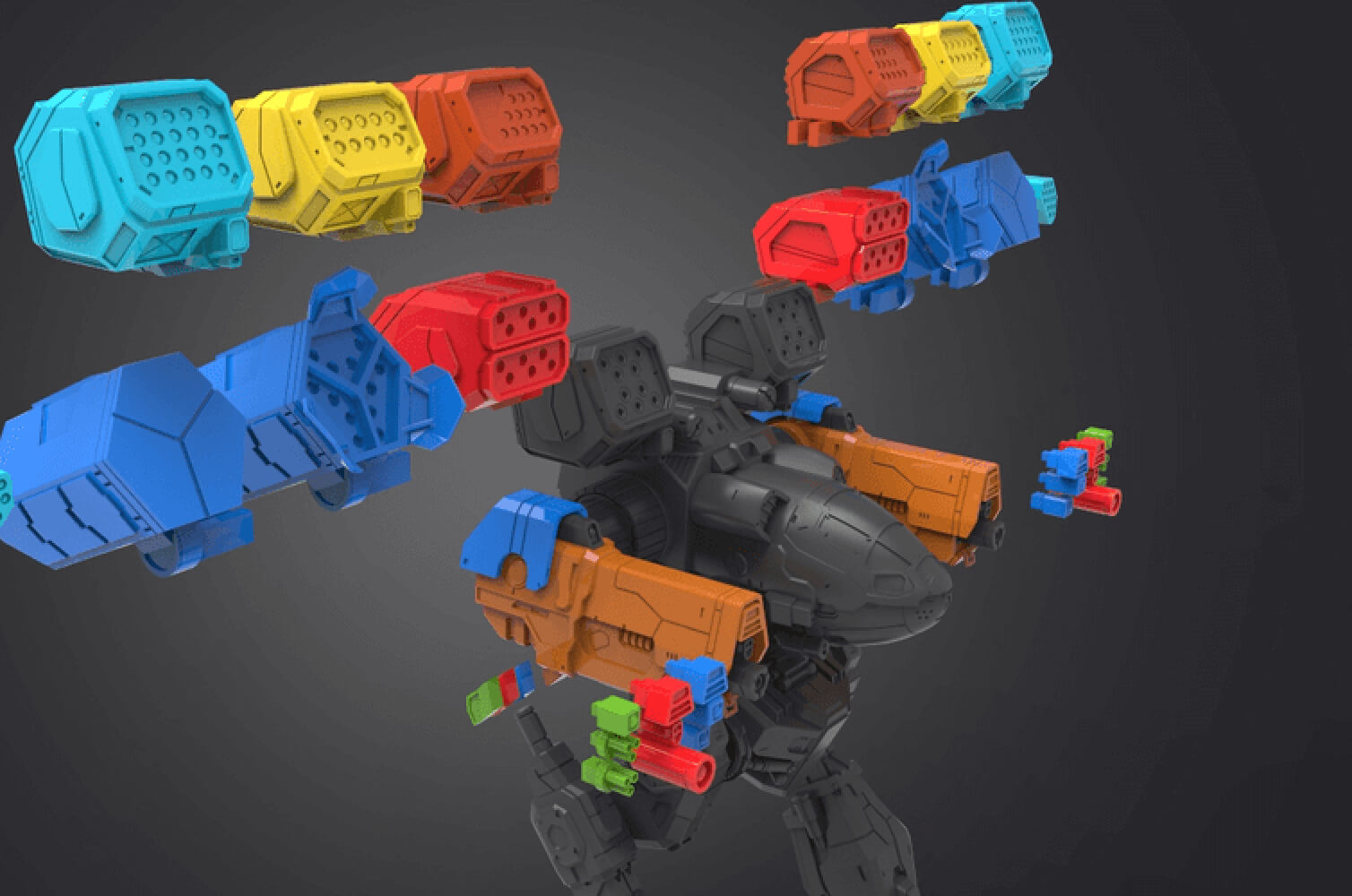 Mad Cat Mk II Weapon Kit - 3D Model by annwilde88