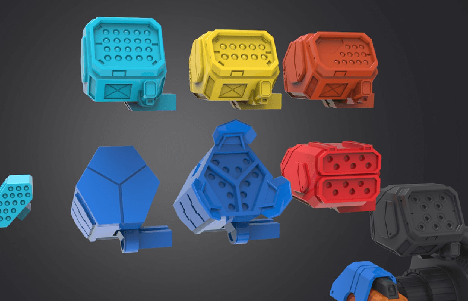 Mad Cat Mk II Weapon Kit - 3D Model by annwilde88