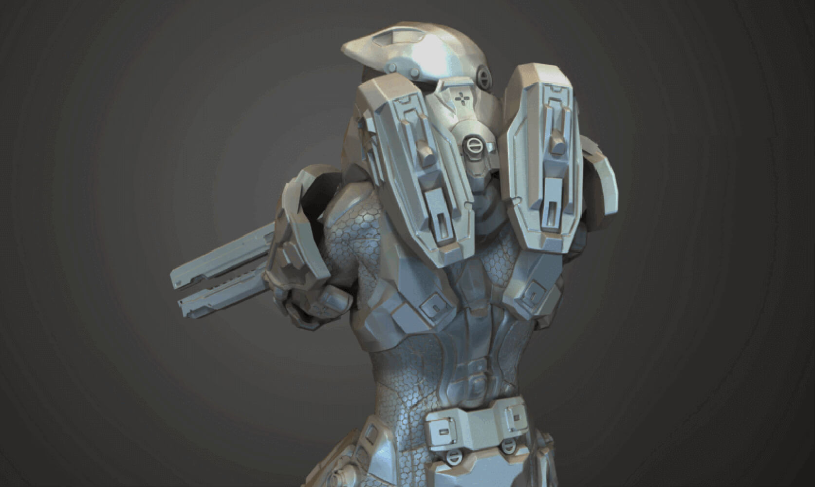 Master Chief 3D Model by annwilde88