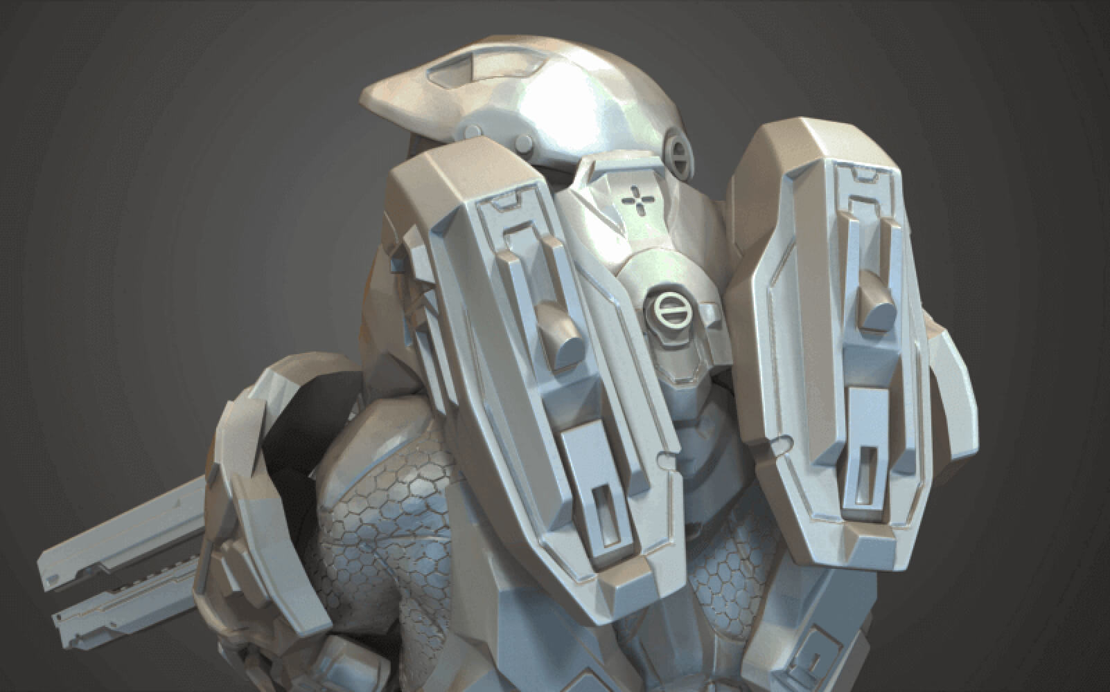 Master Chief 3D Model by annwilde88