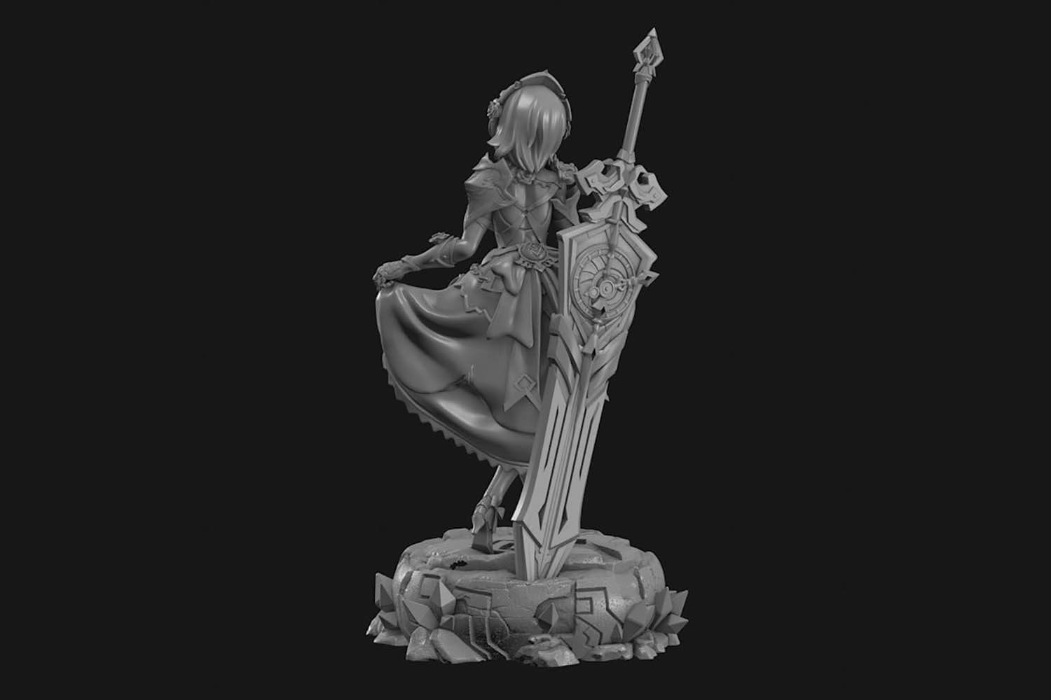 Noelle Genshin Impact - 3D Model by annwilde88