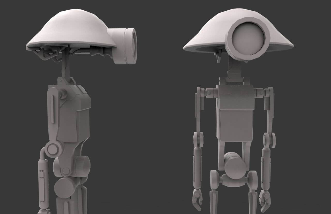 Pit Droid 3D Figuries Ready To Print by annwilde88