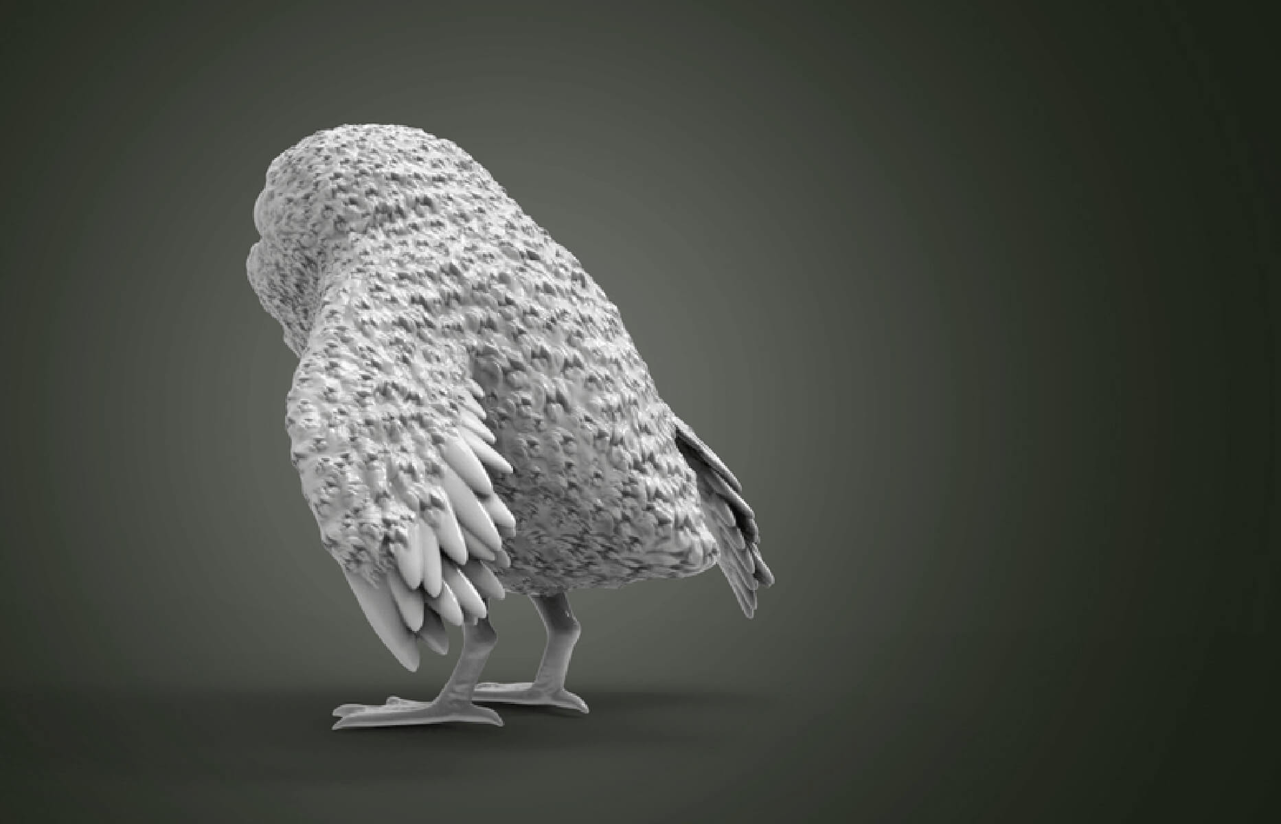 Porg 3D Model by annwilde88