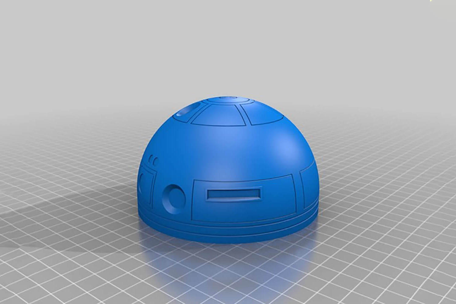 R2-D2 Astromech Droid Replica 3D Model by annwilde88