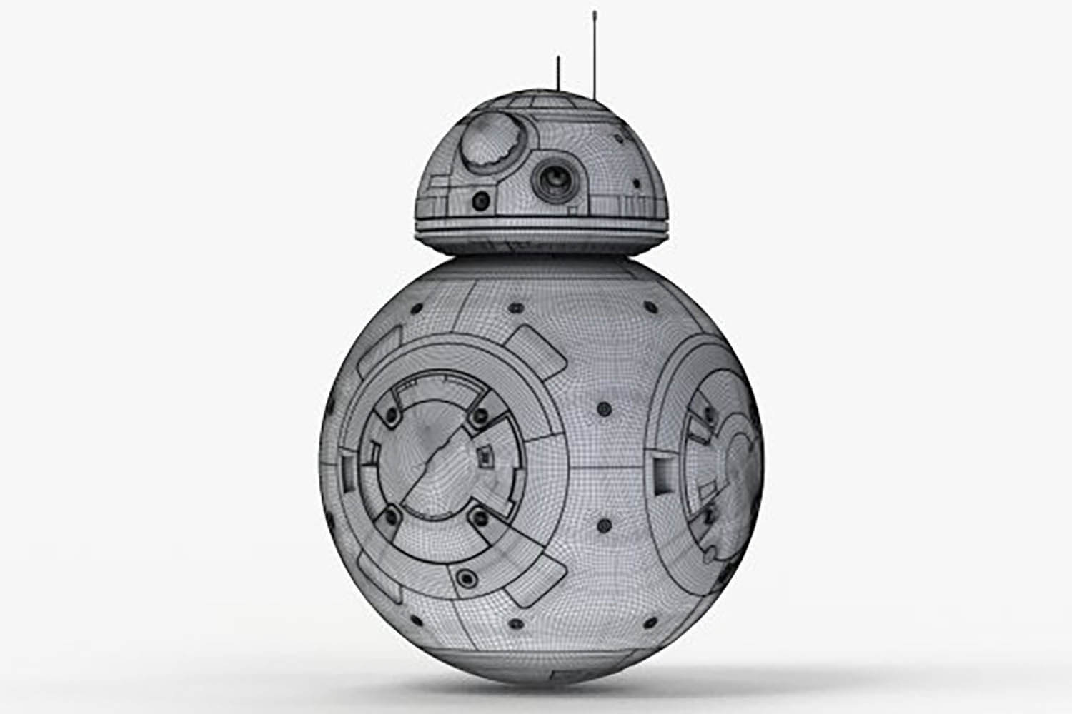 Star Wars BB8 Lamp - 3D Model by annwilde88