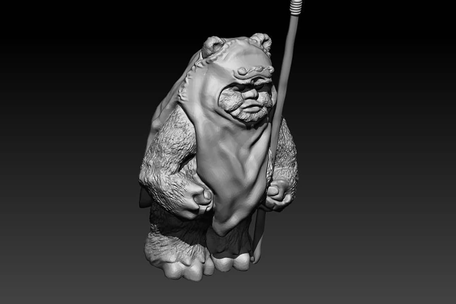 Star Wars Ework - 3D Model by annwilde88