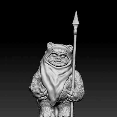 Star Wars Ework - 3D Model by annwilde88