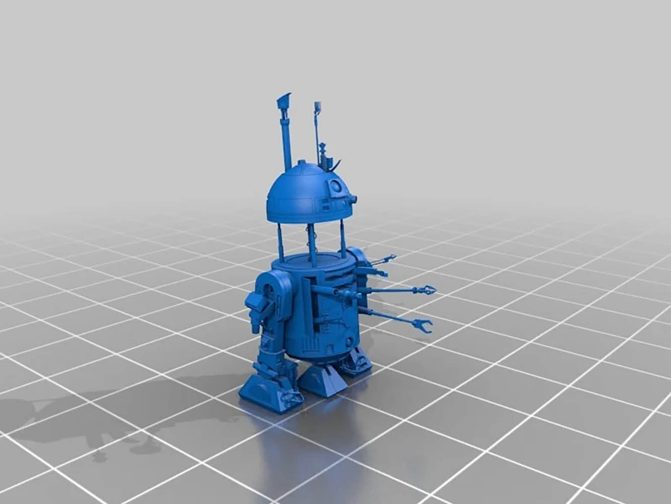 Star Wars Legion Scale Droid - 3D Model by annwilde88