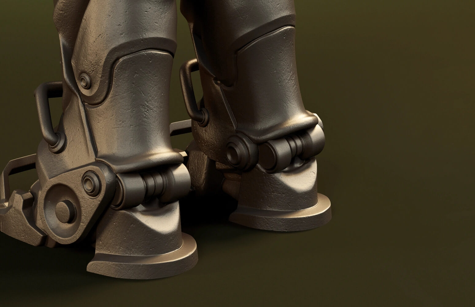 T-60 Power Armor 3D Model Static Figure by annwilde88