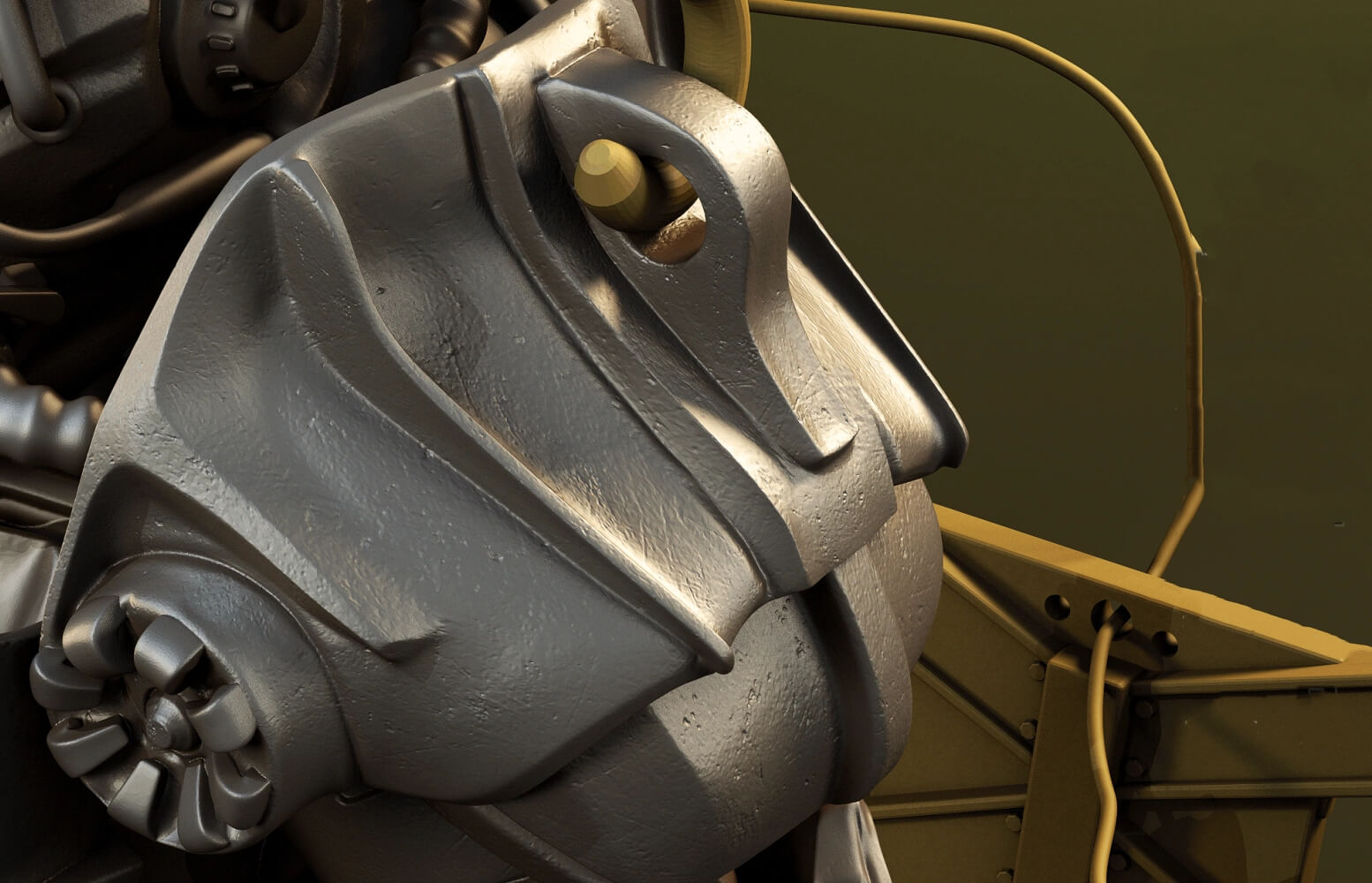 T-60 Power Armor 3D Model Static Figure by annwilde88