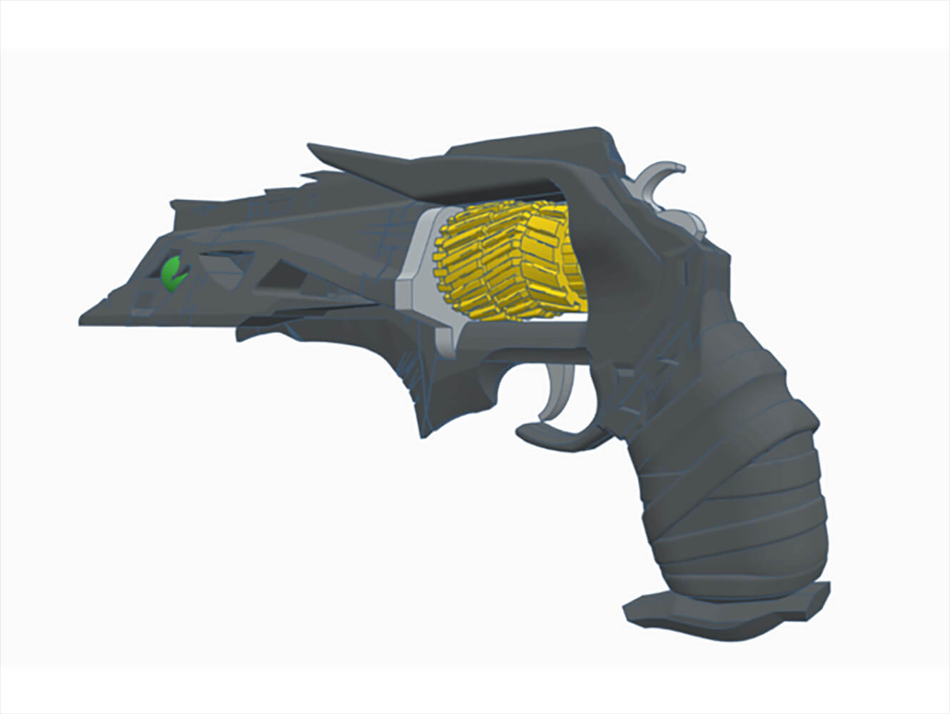 Thorn Hand Cannon - 3D Model by annwilde88
