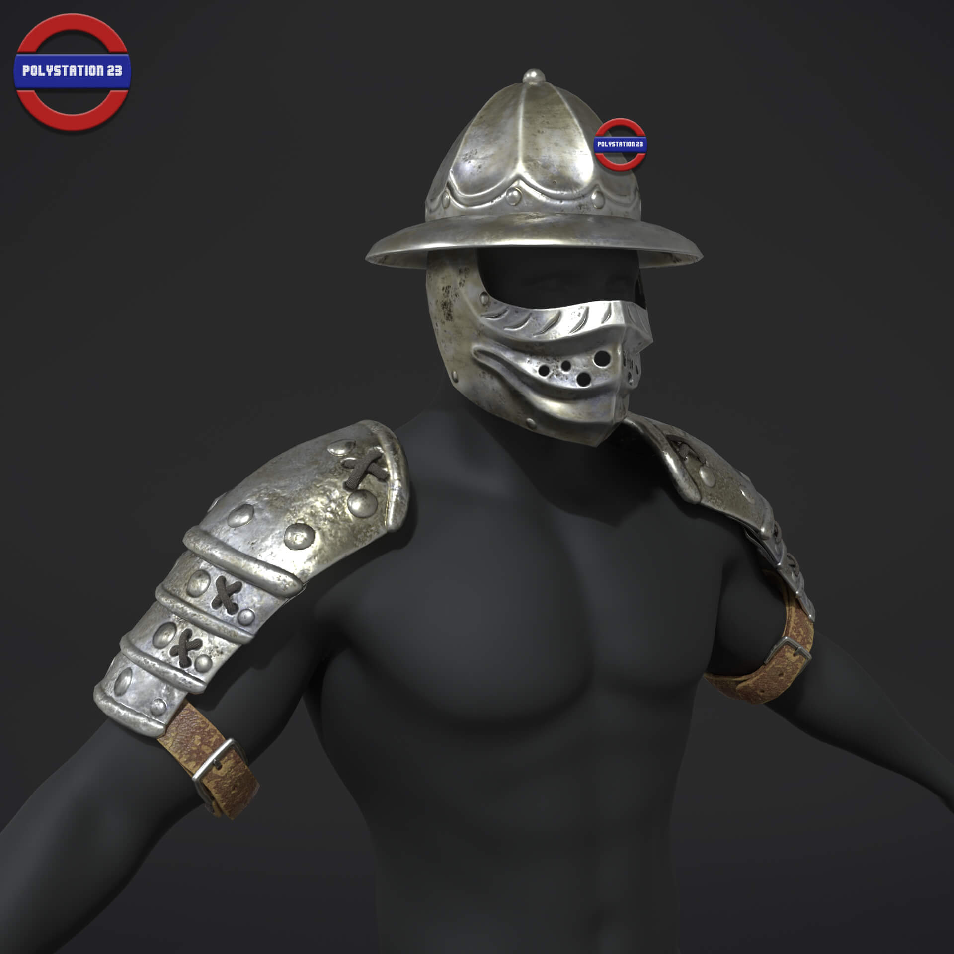 Ancient Fantasy Armor V6 Game Ready - 3D Model by anshu3dartist