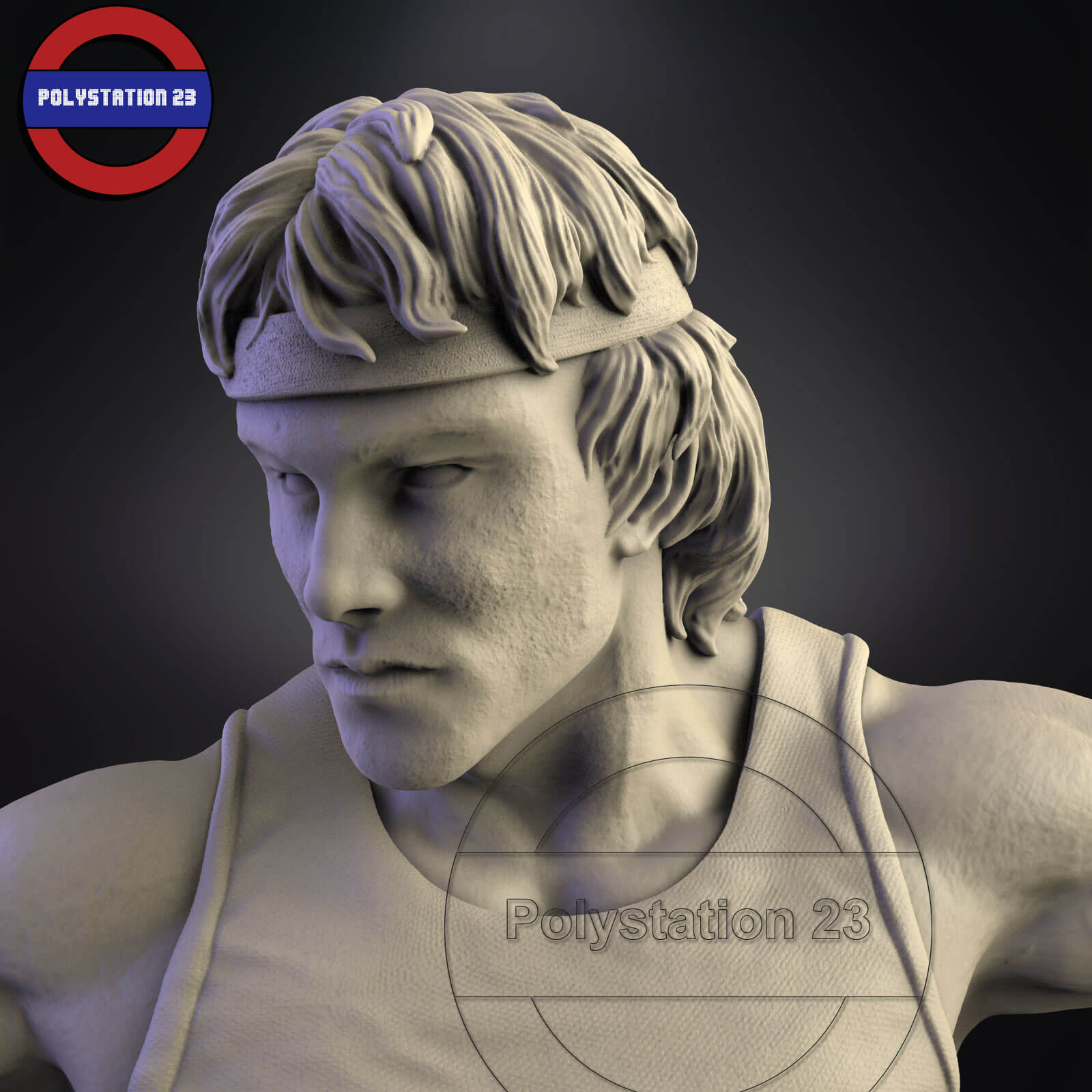 Character Statue Figure Martial Artist V1 - 3D Print Model by anshu3dartist