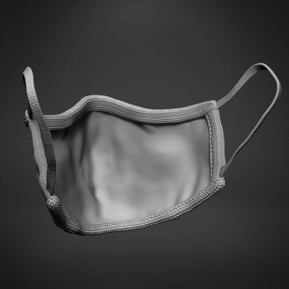 Pandemic Mask Vol1 N95 - 3D Model by anshu3dartist