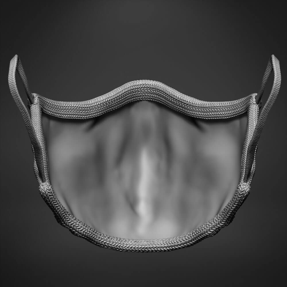Pandemic Mask Vol1 N95 - 3D Model by anshu3dartist