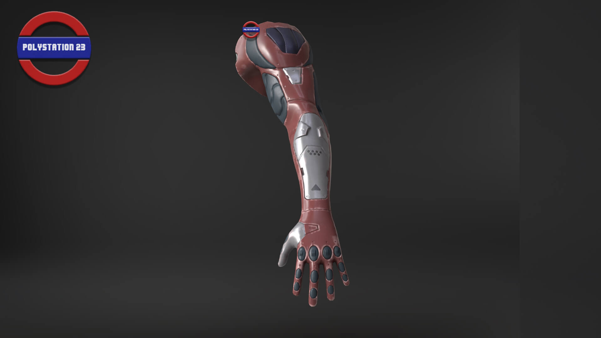 Sci-Fi Arm V2 3D Model by anshu3dartist