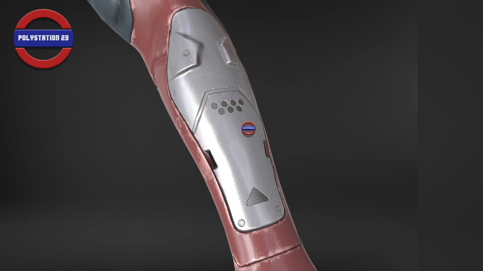 Sci-Fi Arm V2 Game Ready Low Poly 3D Model by anshu3dartist