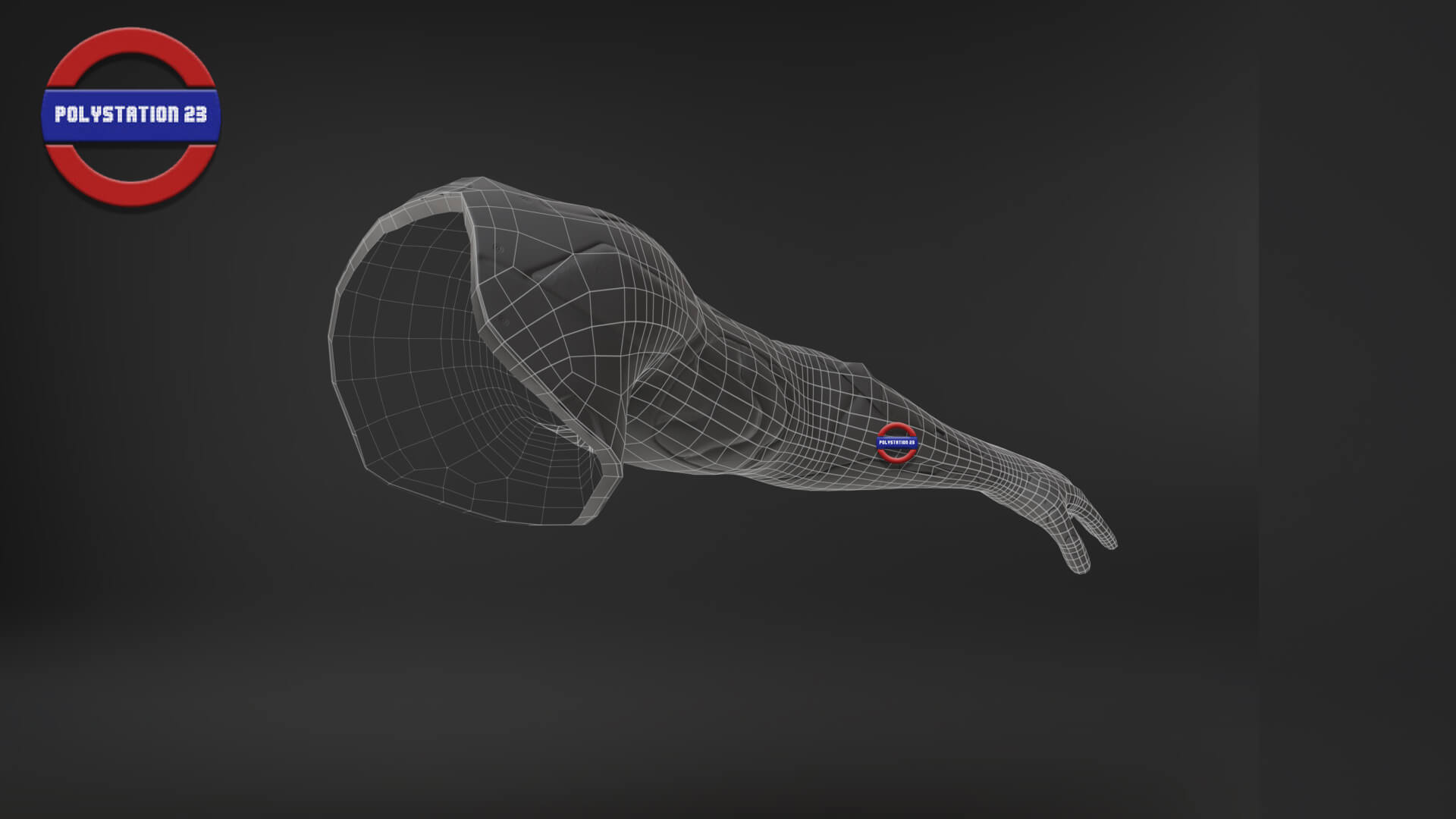 Sci-Fi Arm V2 Game Ready Low Poly 3D Model by anshu3dartist