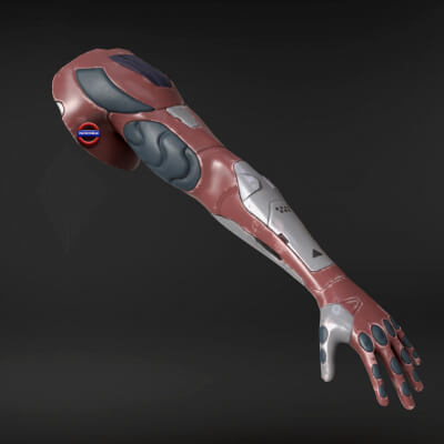 Sci-Fi Arm V2 3D Model by anshu3dartist
