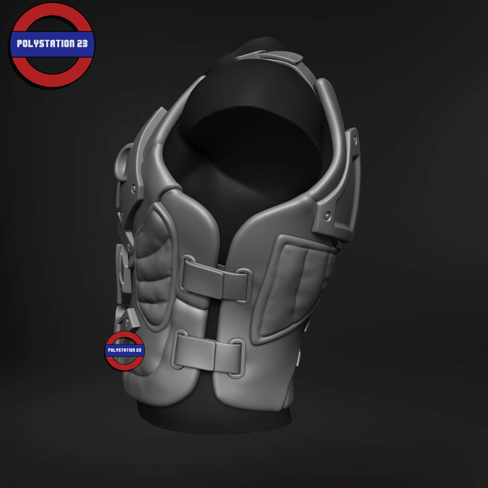 Sci-Fi Armor Torso Kitbash V2 Pack of 5 by anshu3dartist