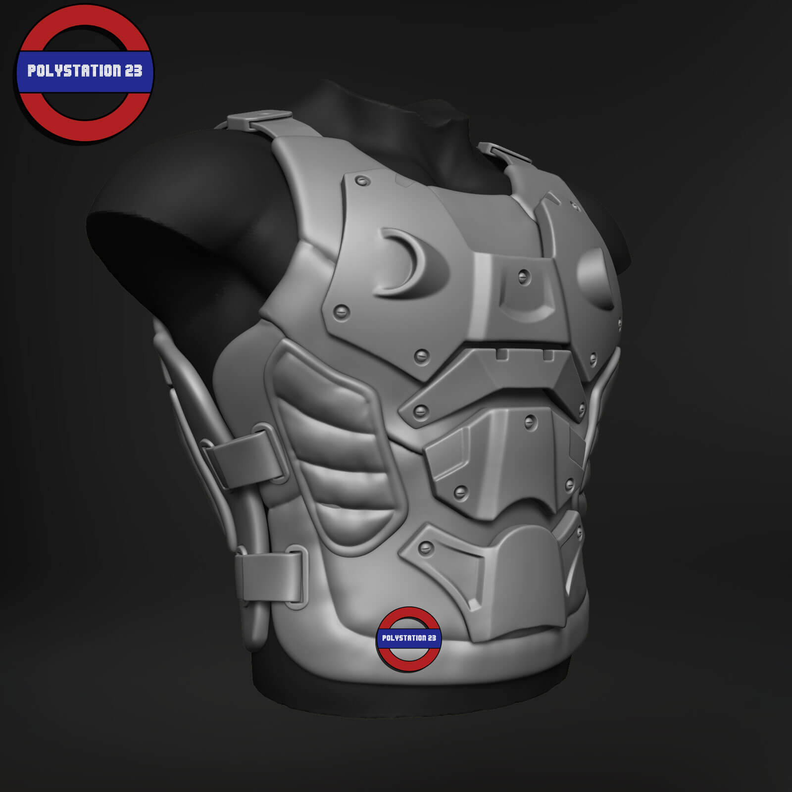 Sci-Fi Armor Torso Kitbash V2 Pack of 5 by anshu3dartist