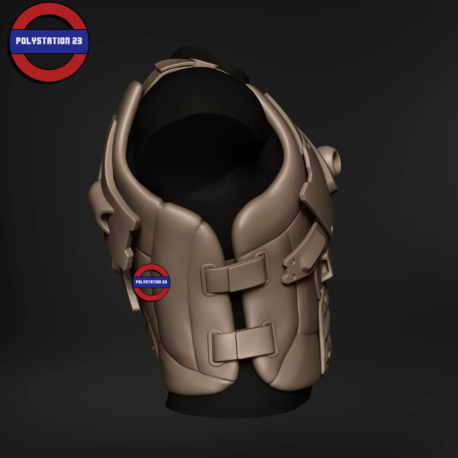 Sci-Fi Character Torso Armor V10 Highpoly Zbrush 3D Model by anshu3dartist