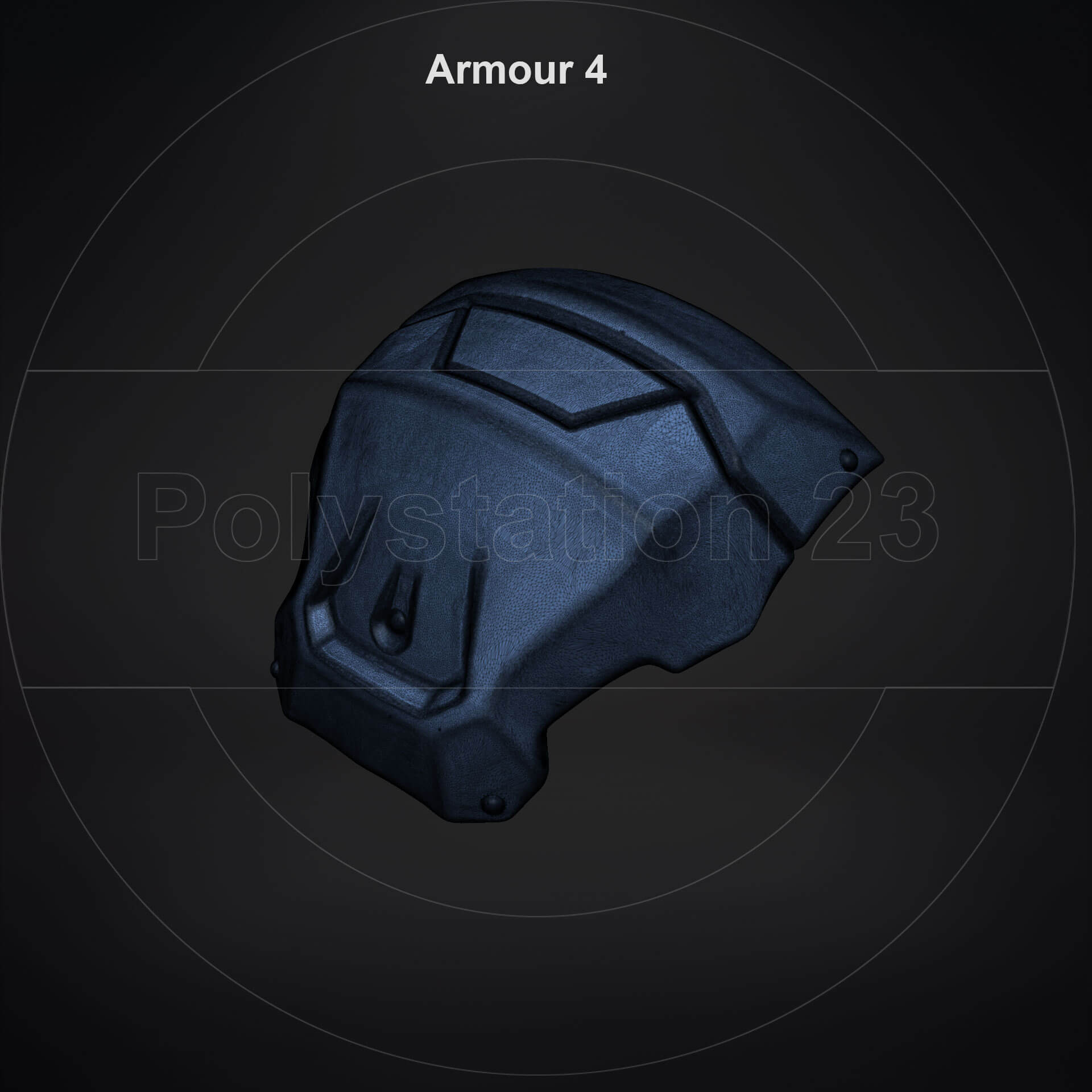 Sci-Fi Shoulder Armor Kitbash V1 Pack of 5 3D Model by anshu3dartist