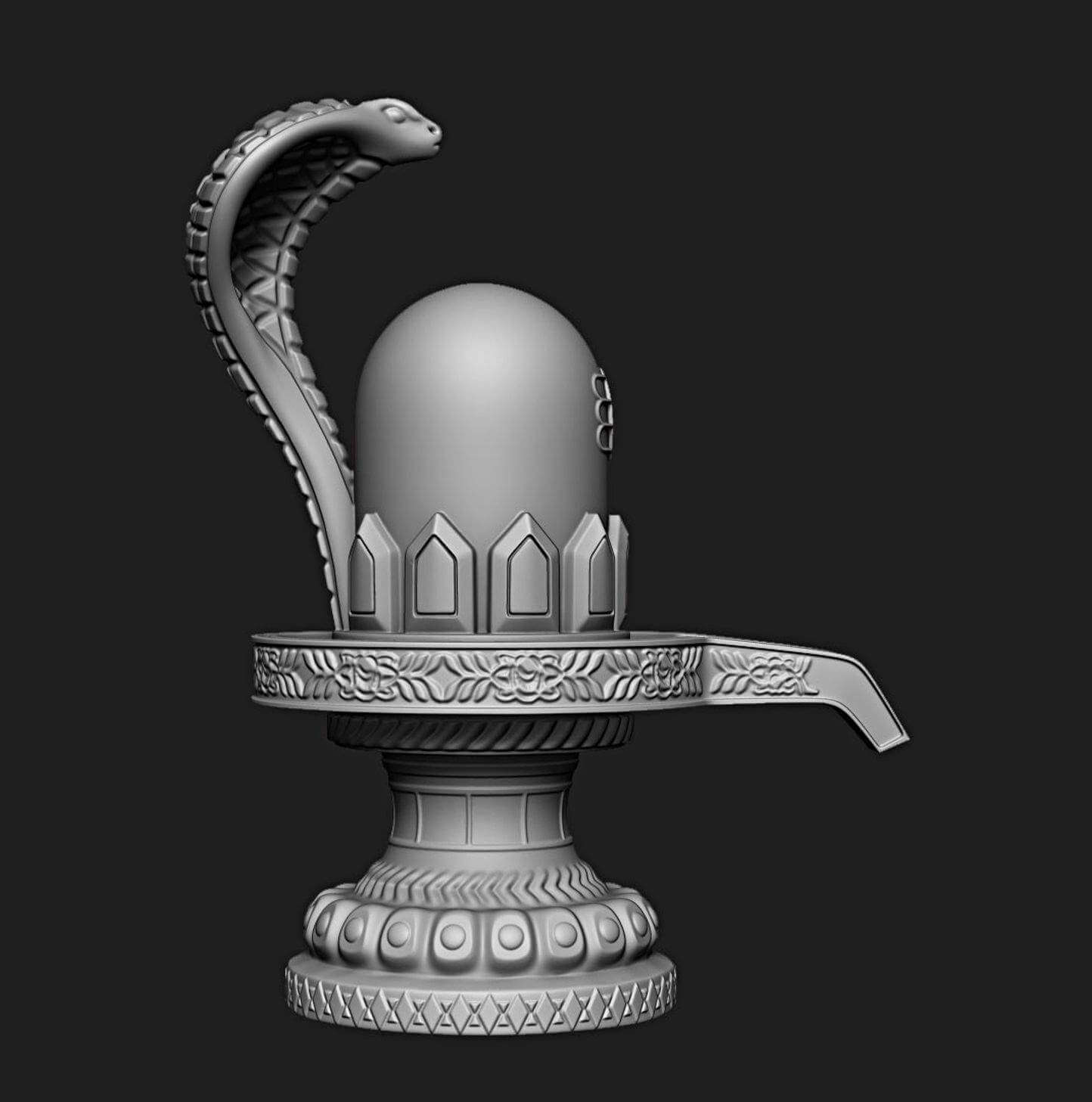 Shivling Lord Shiva Ling - 3D Model by anshu3dartist