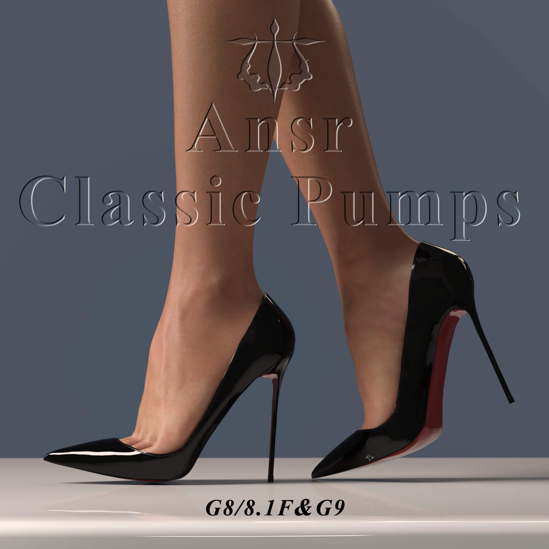 Ansr Classic Pumps for G8/8.1F&G9 - Daz Content by Ansr