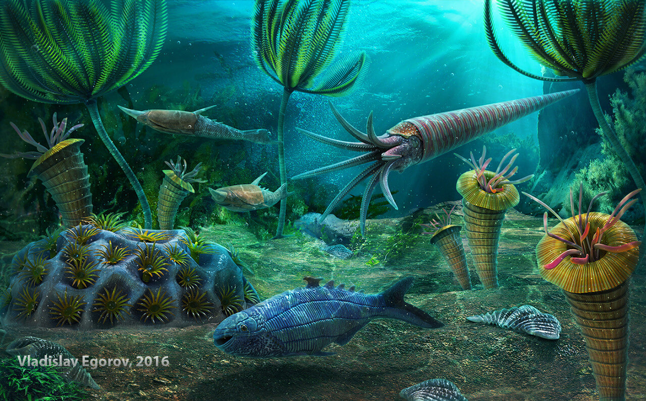 Underwater(paleoart) 3D Render | RenderHub Gallery