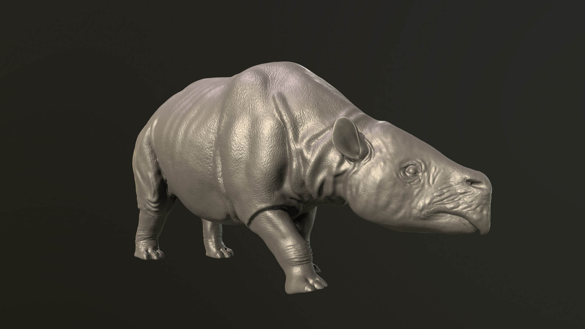 Toxodon (extinct mammal) - 3D Print Model by Anthodon