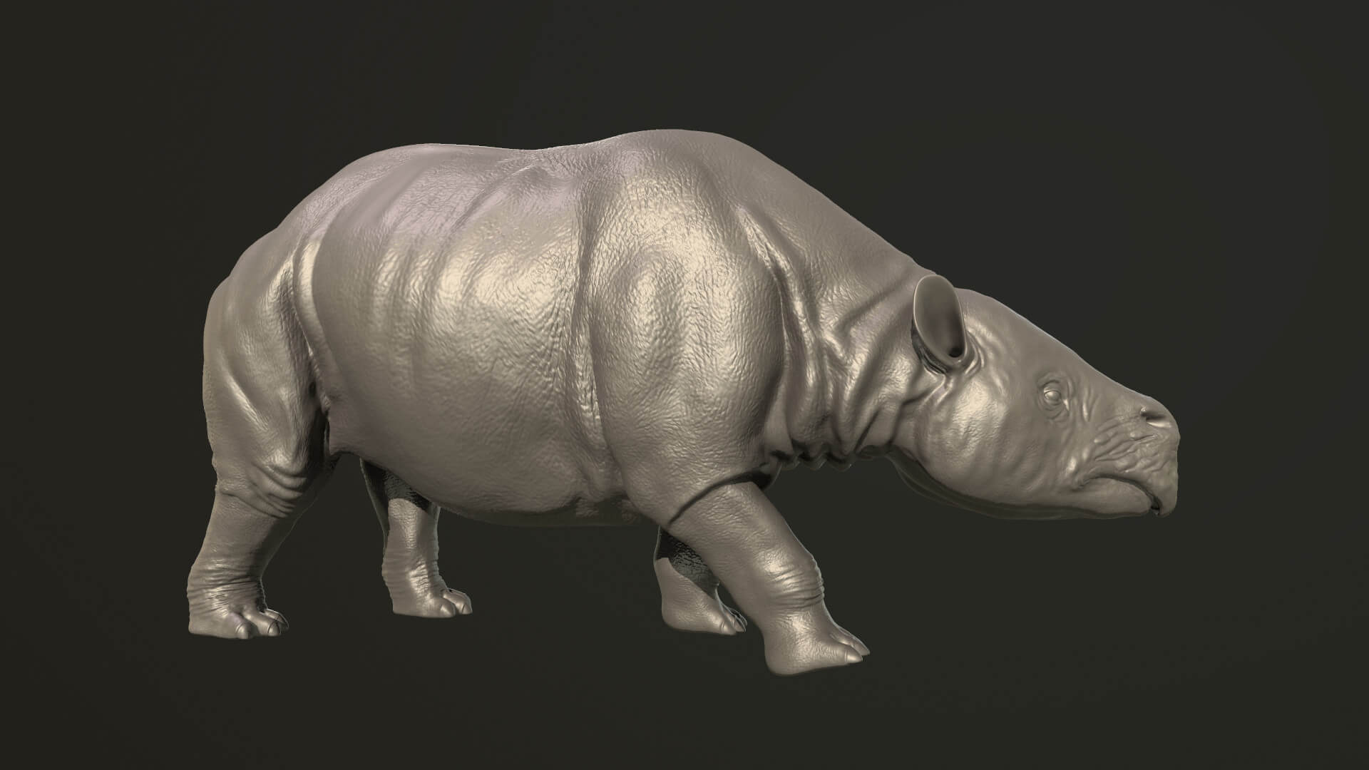 Toxodon (extinct mammal) - 3D Print Model by Anthodon