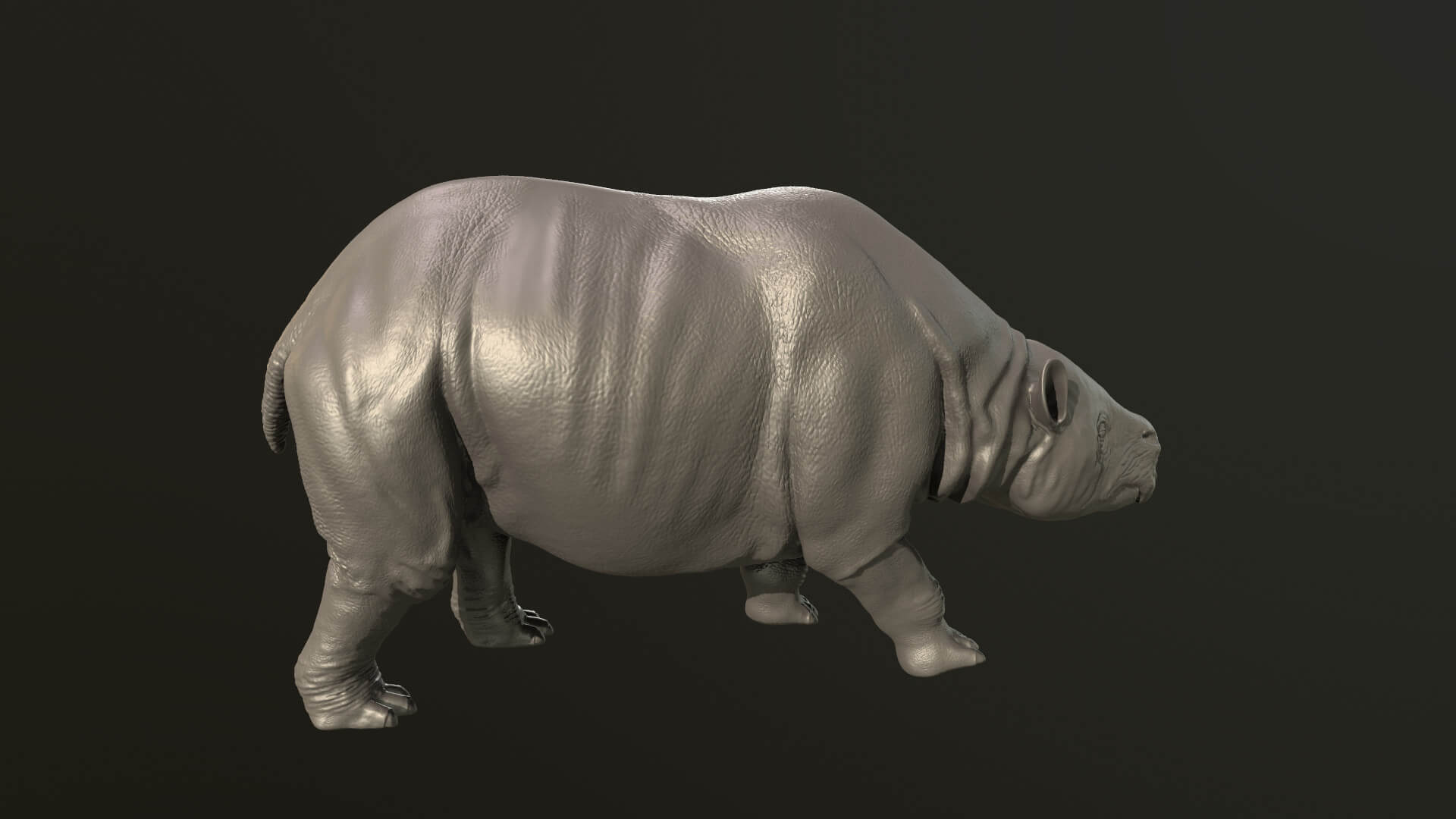 Toxodon (extinct mammal) - 3D Print Model by Anthodon
