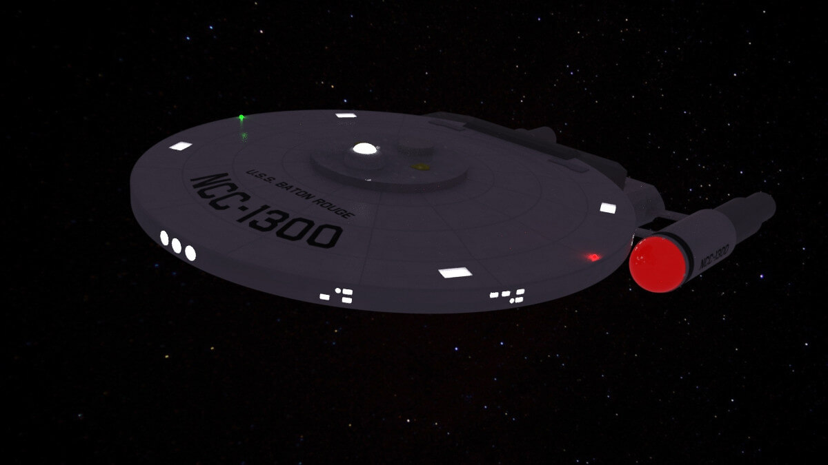 DM Baton Rouge Class Starship - Free Daz Content by AntonioCC