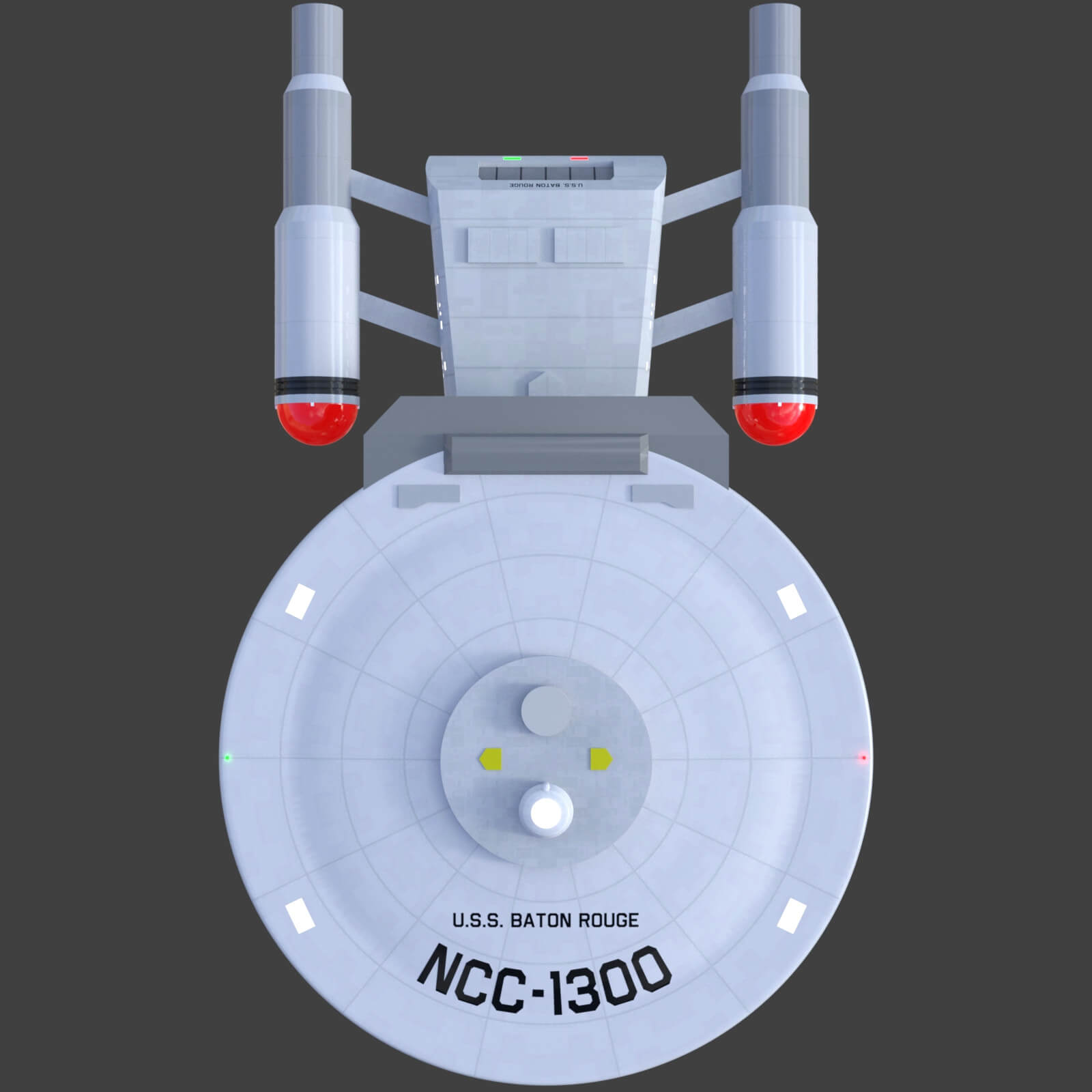 DM Baton Rouge Class Starship - Free Daz Content by AntonioCC