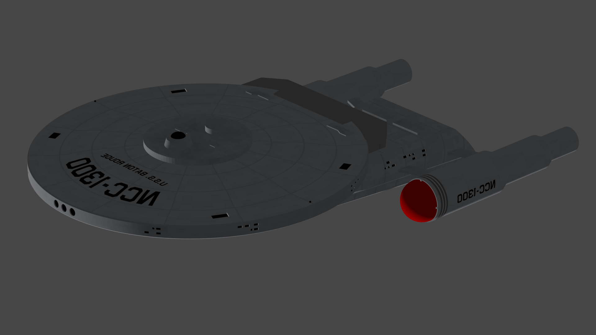 DM Baton Rouge Class Starship - Free Daz Content by AntonioCC