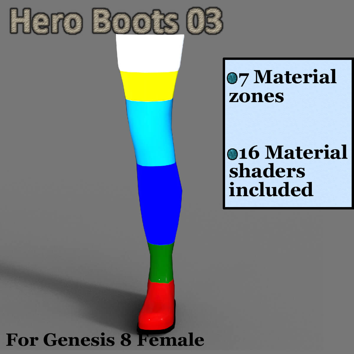 Hero Boot Bundle for G8F by AntonioCC