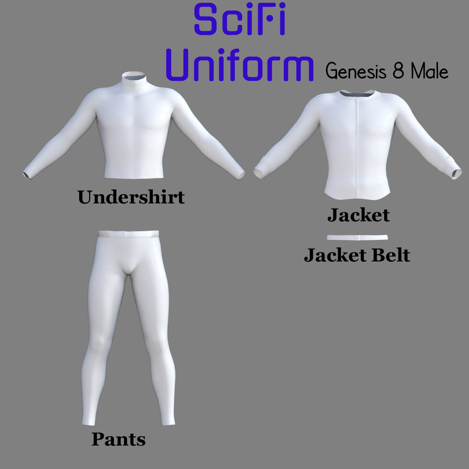 Sci-Fi Uniforms for G8M by AntonioCC