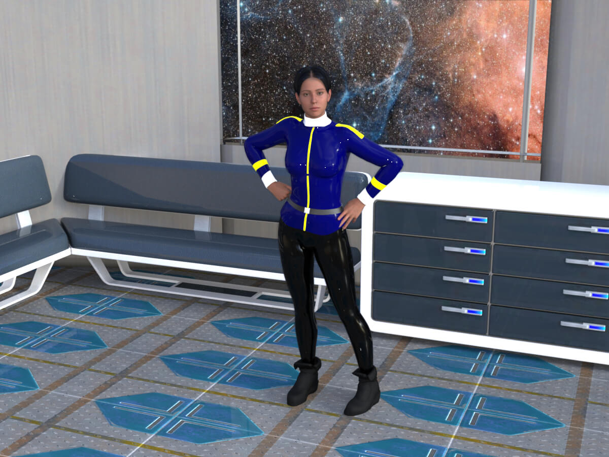Sci-Fi Uniform for G9 Daz Content by AntonioCC