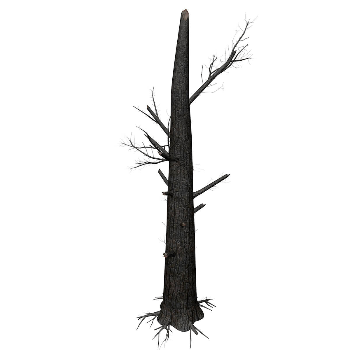 Burnt Tree #01 - 3D Model by AntonioKowatsch