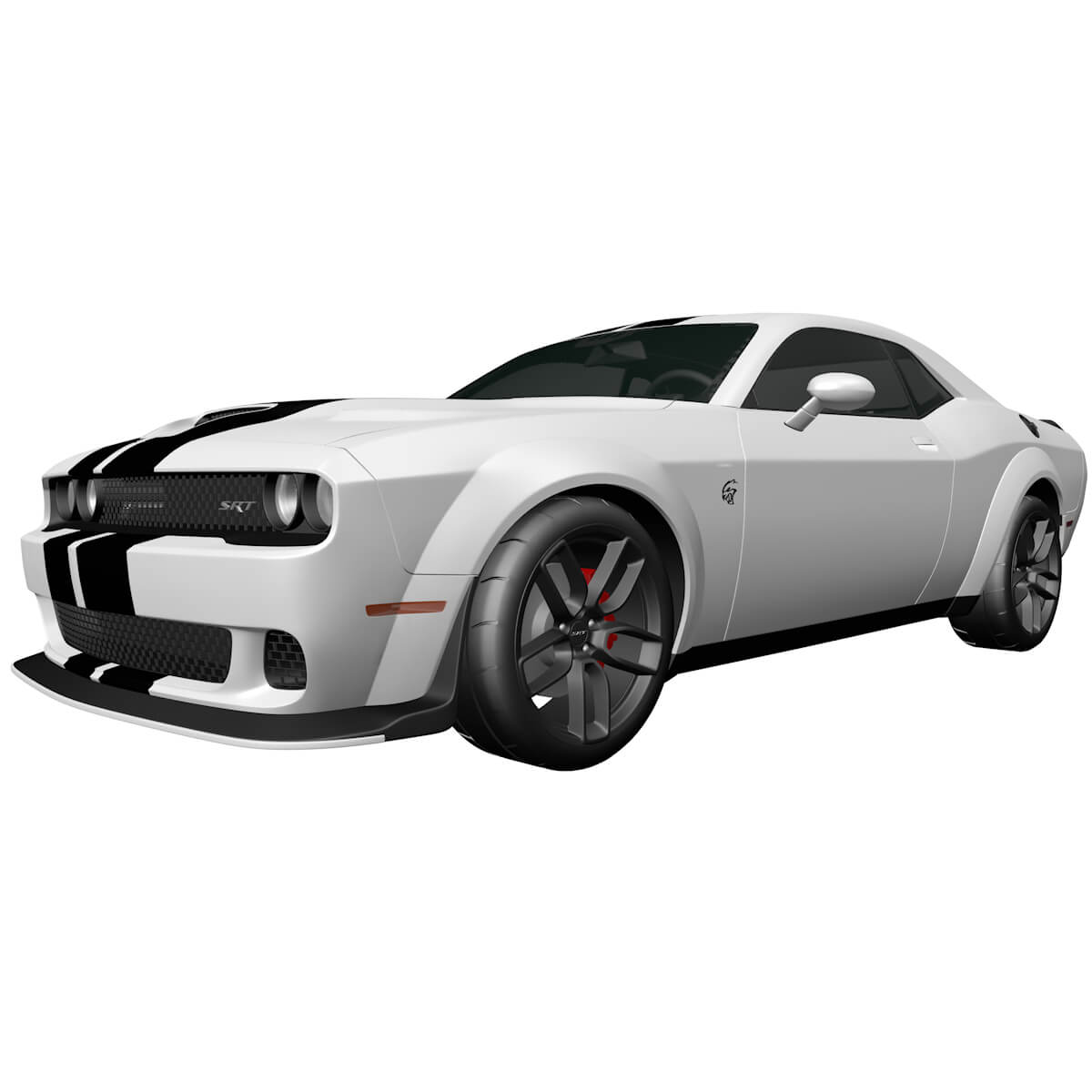 Dodge Challenger (LC) SRT Hellcat Widebody (2018) - 3D Model by ...