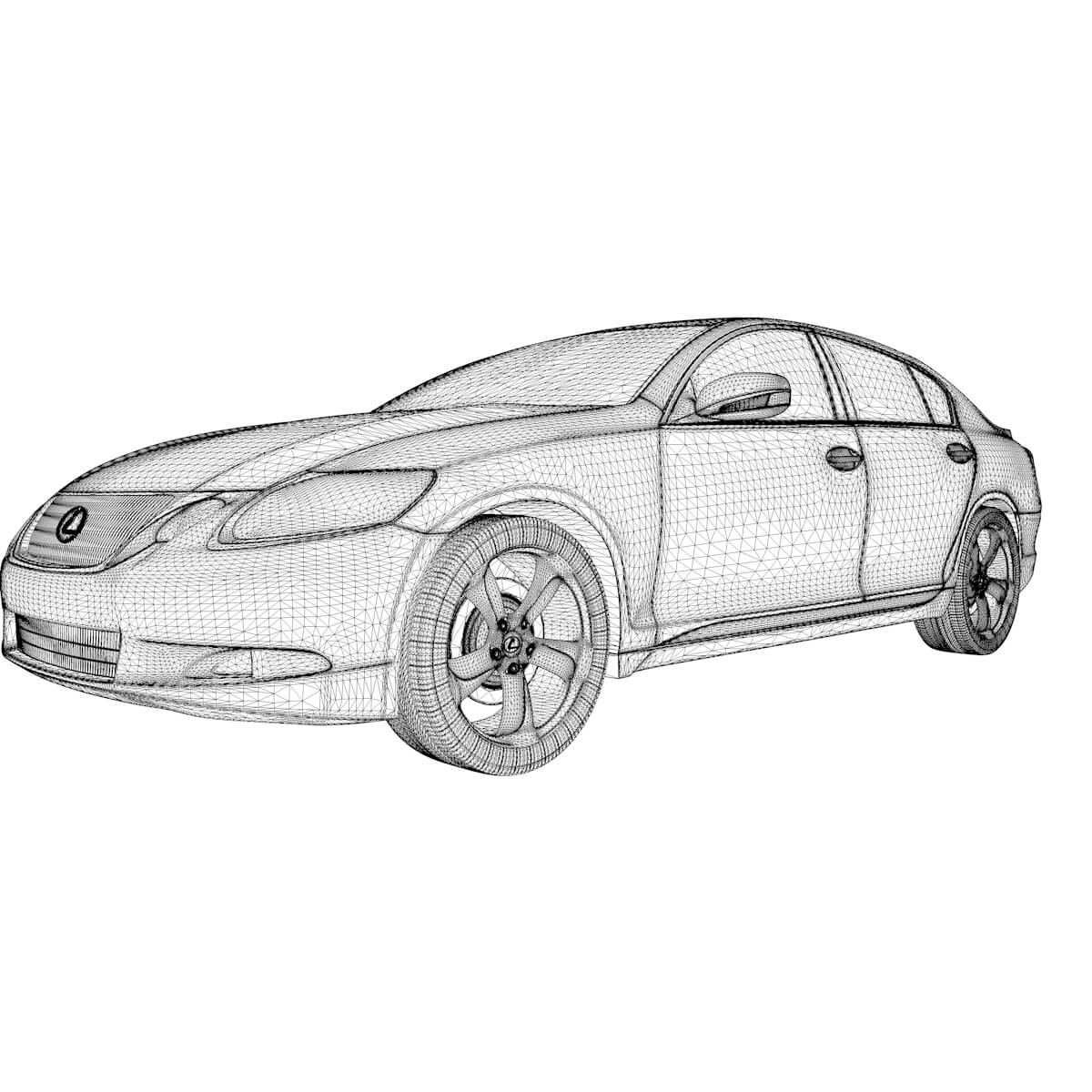 Lexus GS (2010) - 3D Model by AntonioKowatsch