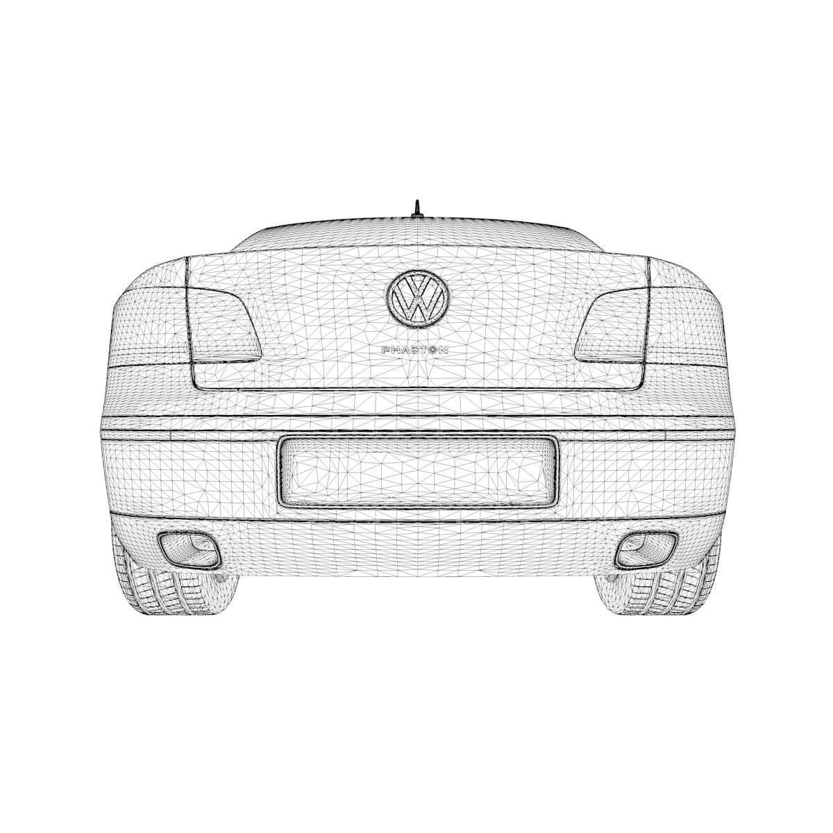 Volkswagen Phaeton (2011) - 3D Model by AntonioKowatsch